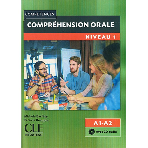 Comprehension orale 1 Niveau A1 A2 کتاب ( چاپ سیاه سفید ) | الو زبان