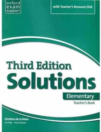 Solutions Elementary 3rd teachers book (کتاب معلم) | الو زبان