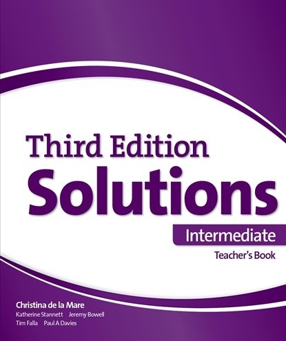 کتاب Solutions Intermediate 3rd teachers book (کتاب معلم) تیچرز سلوشن ...