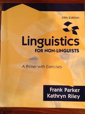 کتاب Linguistics for Non Linguists 5th | الو زبان