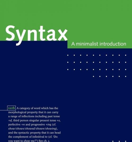 کتاب Syntax A Minimalist Introduction | الو زبان